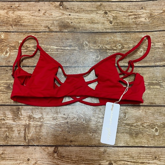 Siempre Golden | Swim | Nwt Siempre Golden Century City Bikini Top In ...